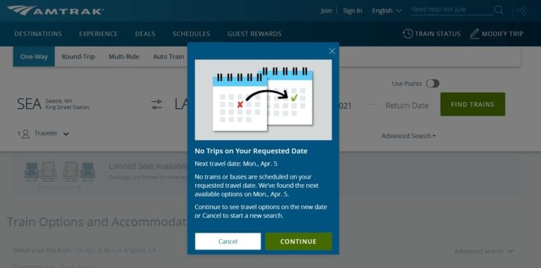 Guide To Amtrak Booking Options | Grounded Life Travel