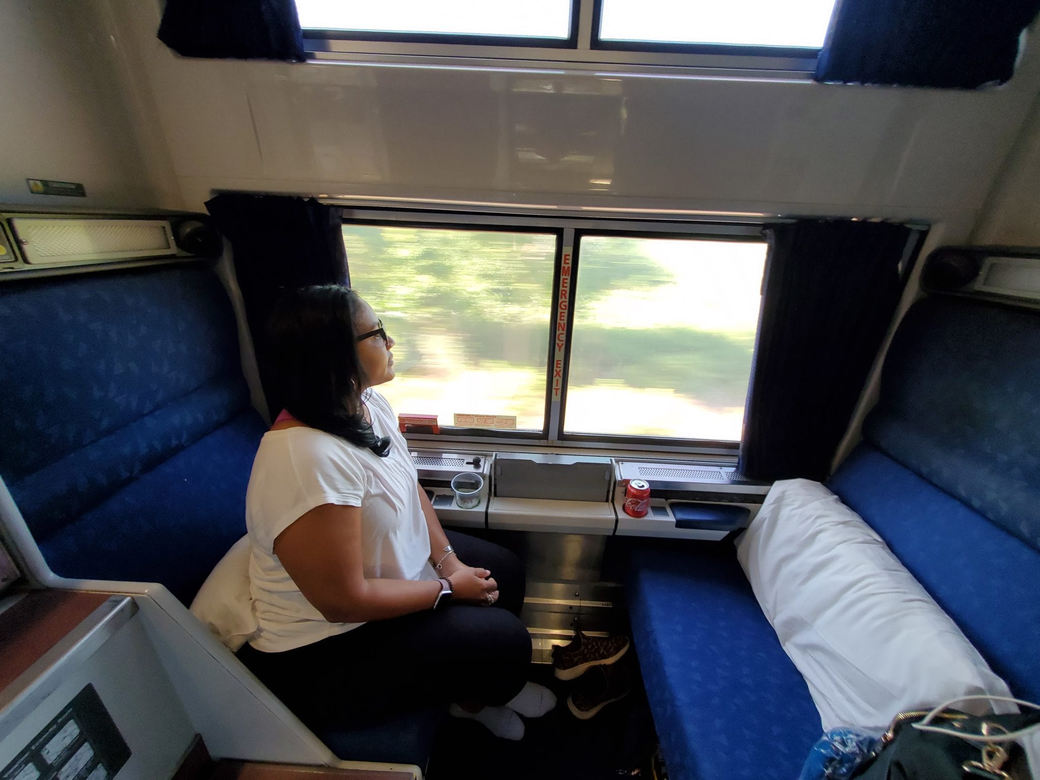 What It's Like In An Amtrak Viewliner Roomette | Grounded Life Travel