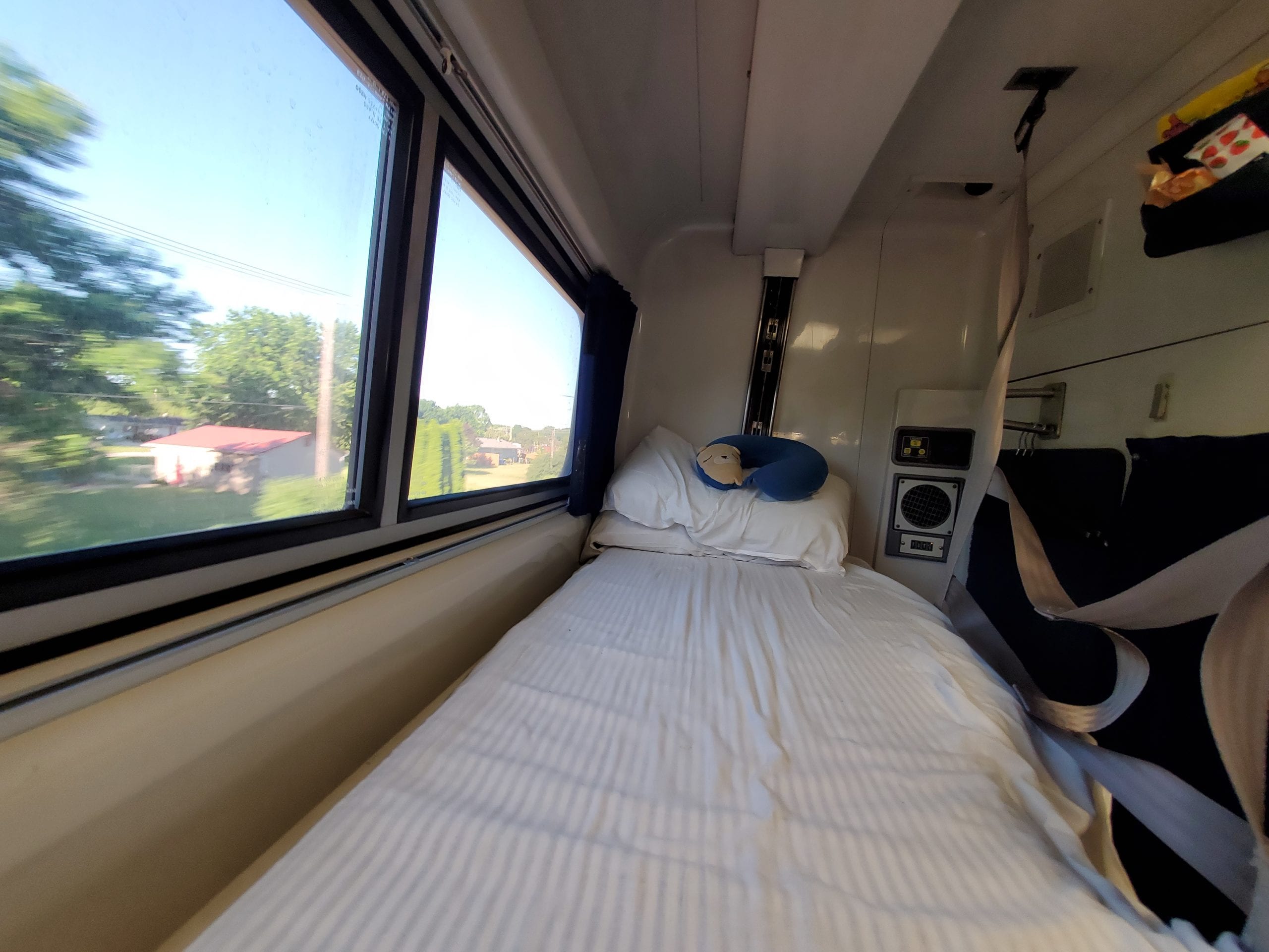 What It's Like In An Amtrak Viewliner Roomette | Grounded Life Travel