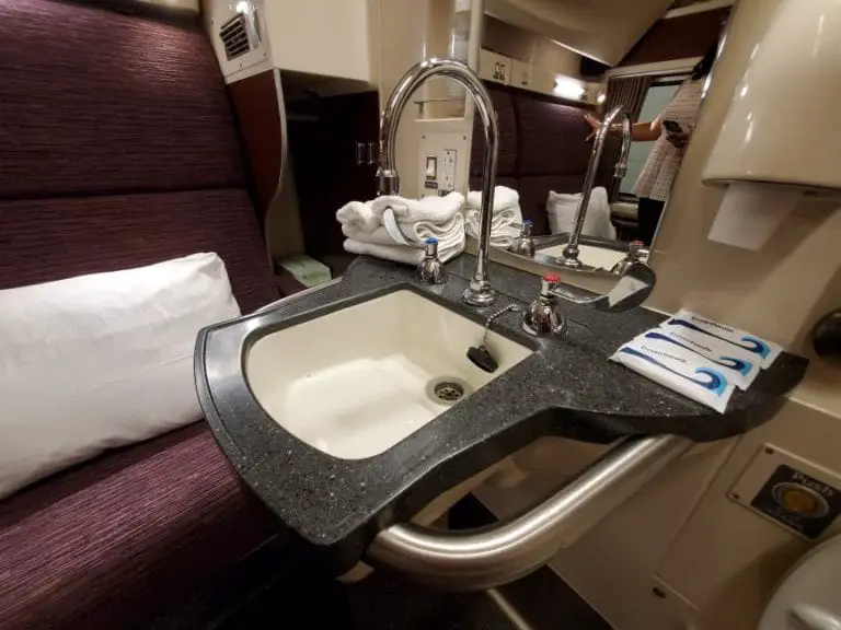 What It's Like In An Amtrak Viewliner II Accessible Bedroom | Grounded Life Travel
