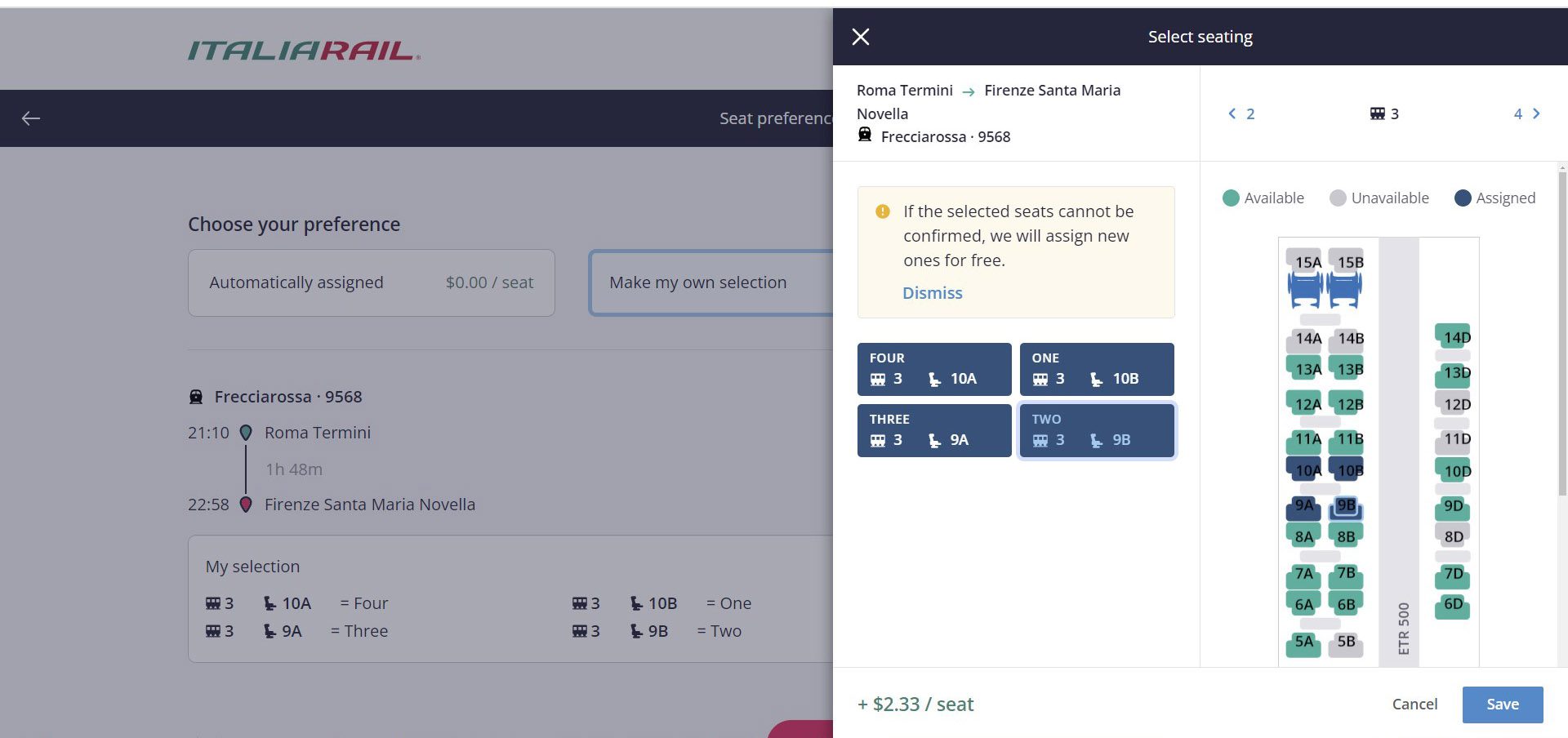 Trenitalia Frecciarossa Business Class Review | Grounded Life Travel