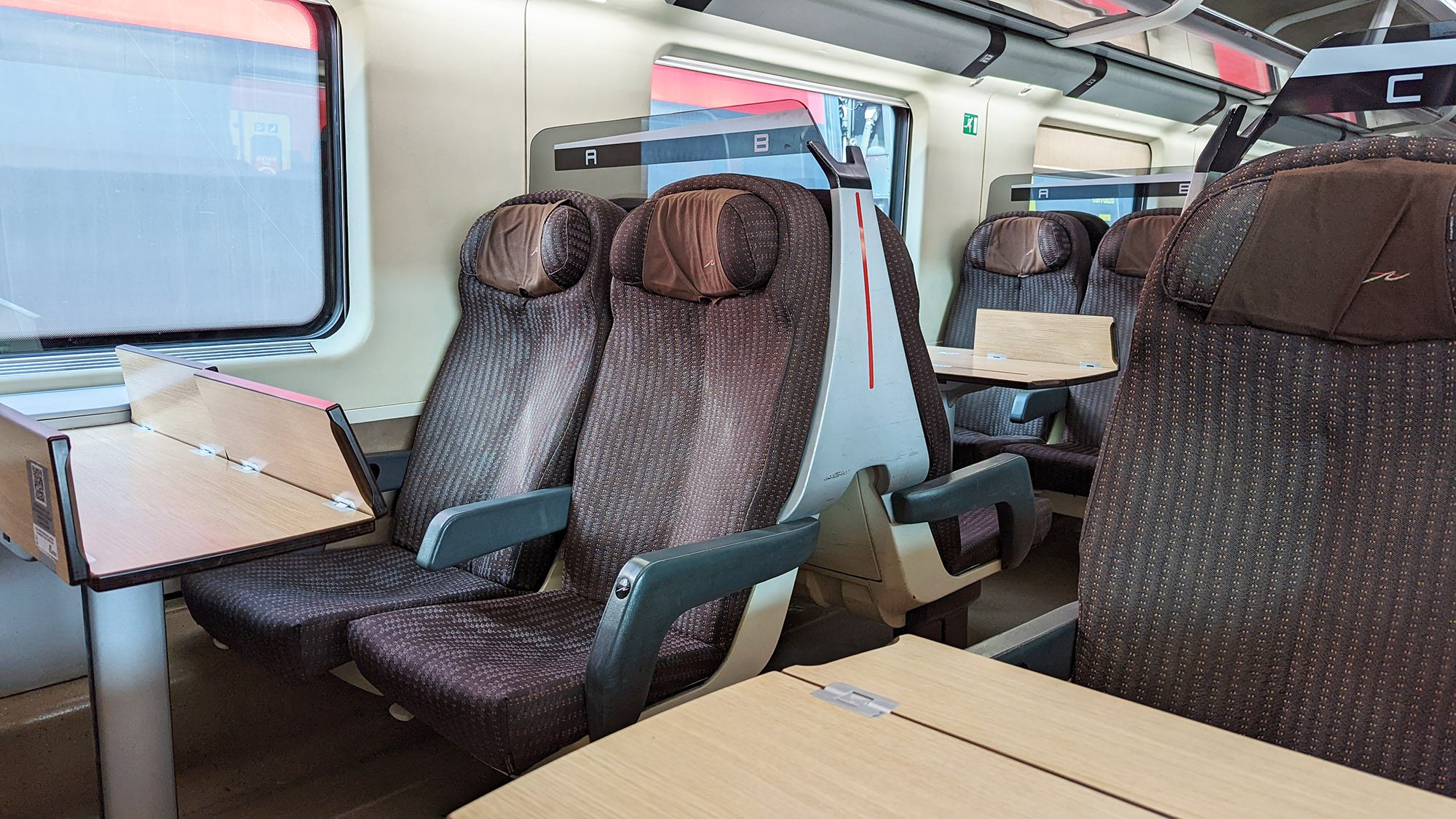What It Is Like In Trenitalia Frecciarossa Standard Class | Grounded ...